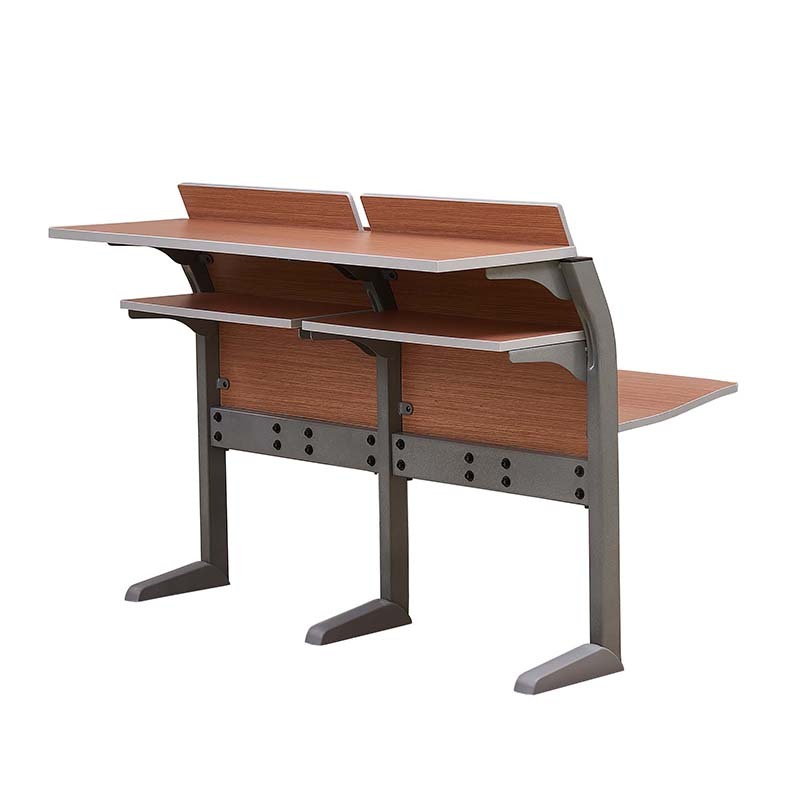 Flexible Double Seat Folding School Furniture with Drawer - Buy ...