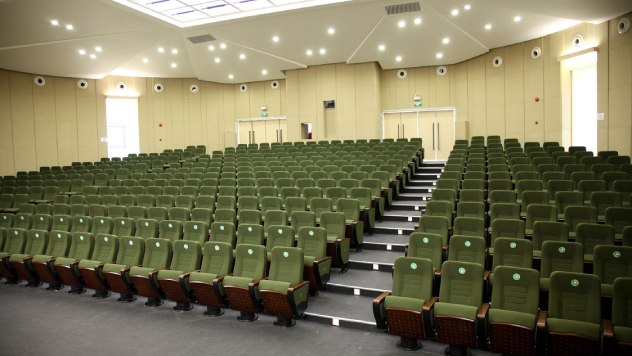 Customized Modern Auditorium Seating with Desk - Buy Auditorium Seating ...